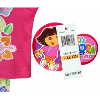 DORA THE EXPLORER SHORT SET -- £4.99 per item - 6 pack